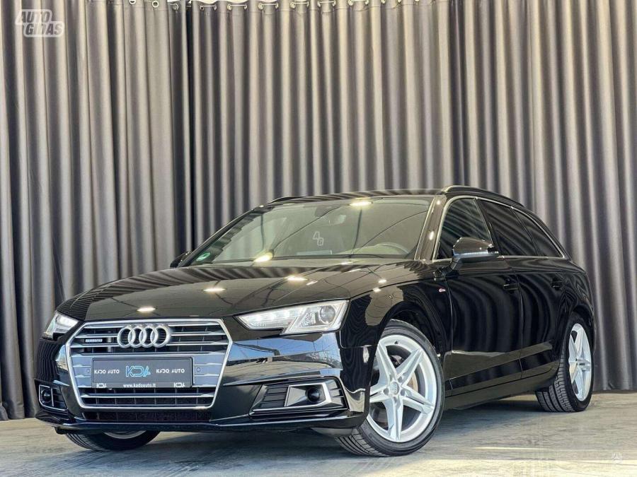 Black Audi A4 2018 in Marijampole, with an engine capacity of 2.00 L and mileage of 101 thousand km for 16450 €, photo 3 on AUTOMOTO.COM.LV