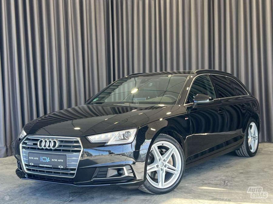 Black Audi A4 2018 in Marijampole, with an engine capacity of 2.00 L and mileage of 101 thousand km for 16450 €, photo 5 on AUTOMOTO.COM.LV