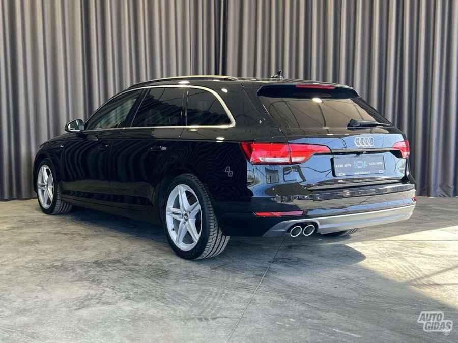 Black Audi A4 2018 in Marijampole, with an engine capacity of 2.00 L and mileage of 101 thousand km for 16450 €, photo 9 on AUTOMOTO.COM.LV