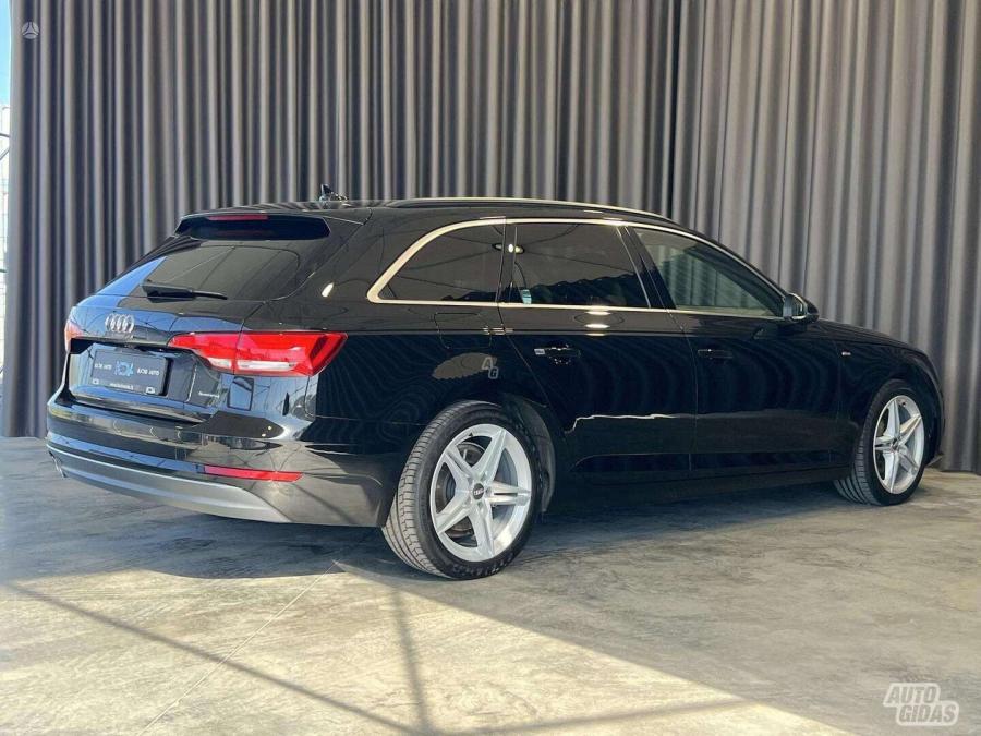 Black Audi A4 2018 in Marijampole, with an engine capacity of 2.00 L and mileage of 101 thousand km for 16450 €, photo 10 on AUTOMOTO.COM.LV