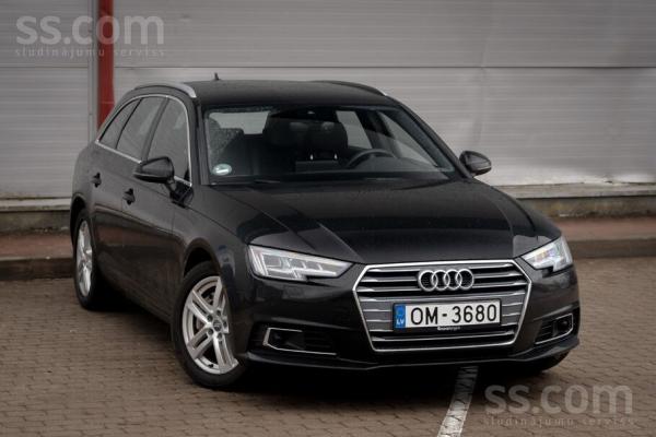 Black Audi A4 2018 in Tukums, with an engine capacity of 2.00 L and mileage of 254 thousand km for 13950 €, photo 1 on AUTOMOTO.COM.LV