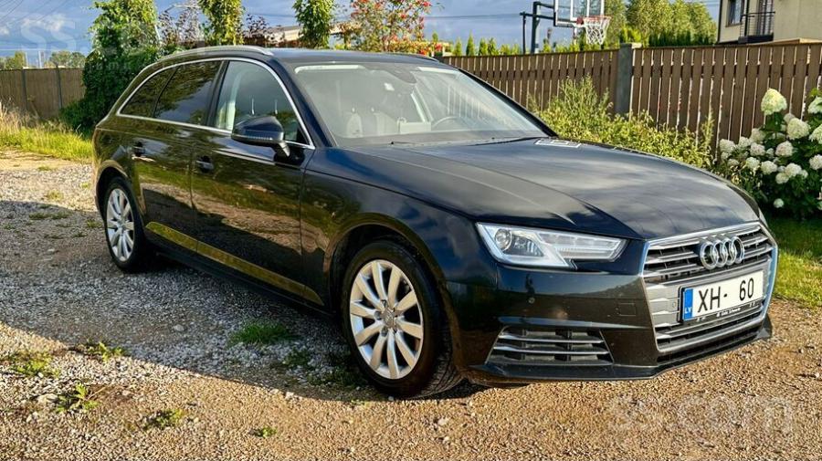 Black Audi A4 2018 in Riga, with an engine capacity of 1.90 L and mileage of 211 thousand km for 11500 €, photo 1 on AUTOMOTO.COM.LV
