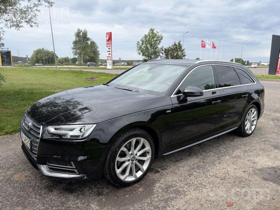 Black Audi A4 2018 in Riga, with an engine capacity of 2.00 L and mileage of 170 thousand km for 13350 €, photo 1 on AUTOMOTO.COM.LV