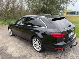 Black Audi A4 2018 in Riga, with an engine capacity of 2.00 L and mileage of 170 thousand km for 13350 €, photo 5 on AUTOMOTO.COM.LV