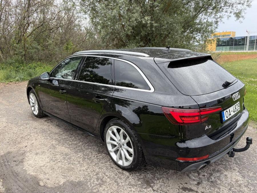 Black Audi A4 2018 in Riga, with an engine capacity of 2.00 L and mileage of 170 thousand km for 13350 €, photo 5 on AUTOMOTO.COM.LV