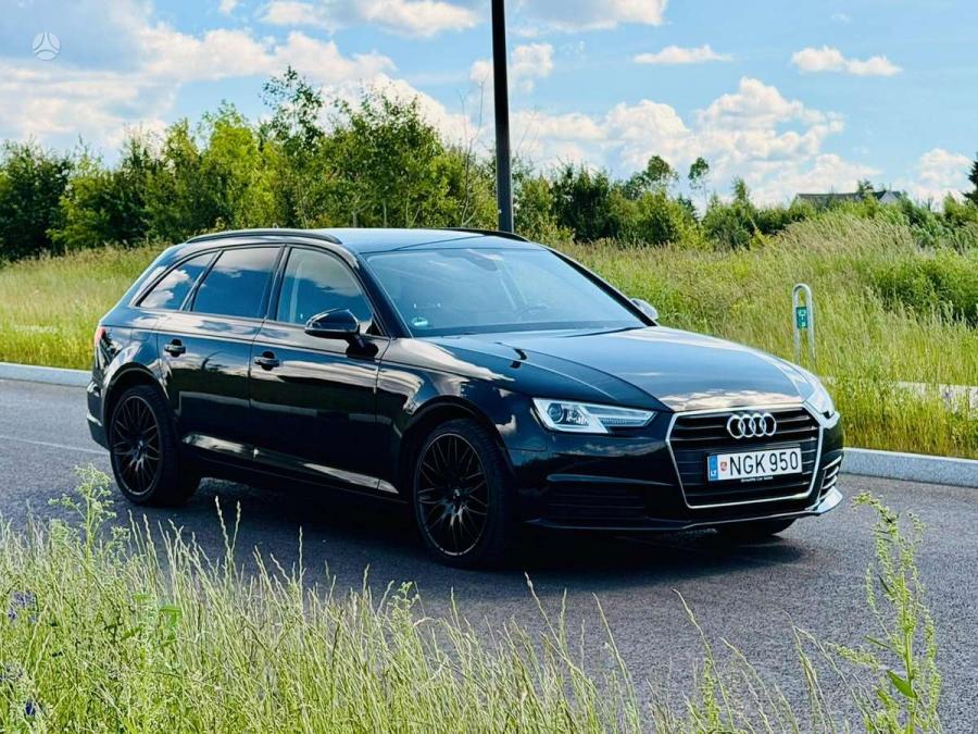 Black Audi A4 2018 in Vilnius, with an engine capacity of 1.97 L and mileage of 208 thousand km for 14500 €, photo 1 on AUTOMOTO.COM.LV