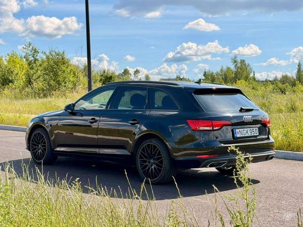 Black Audi A4 2018 in Vilnius, with an engine capacity of 1.97 L and mileage of 208 thousand km for 14500 €, photo 6 on AUTOMOTO.COM.LV