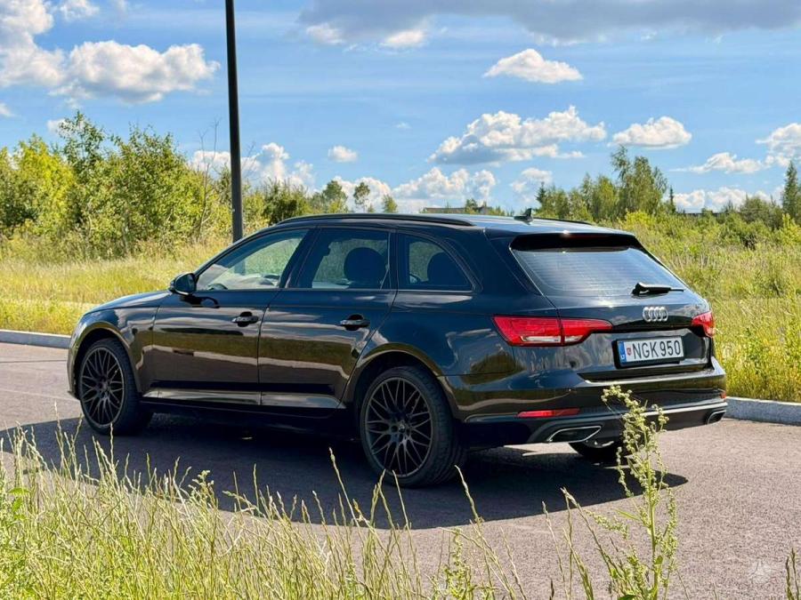Black Audi A4 2018 in Vilnius, with an engine capacity of 1.97 L and mileage of 208 thousand km for 14500 €, photo 7 on AUTOMOTO.COM.LV
