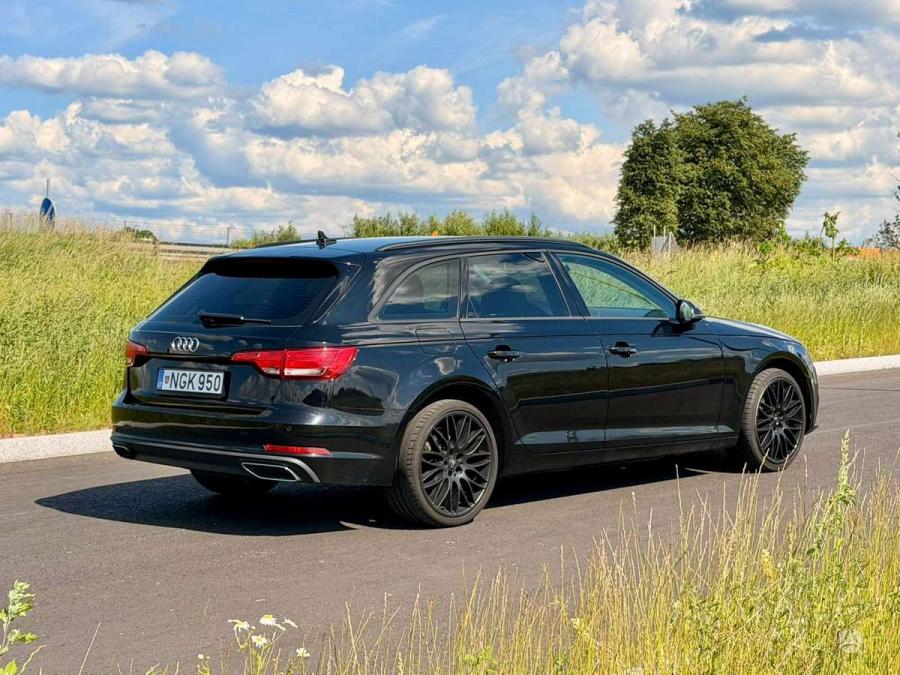 Black Audi A4 2018 in Vilnius, with an engine capacity of 1.97 L and mileage of 208 thousand km for 14500 €, photo 8 on AUTOMOTO.COM.LV