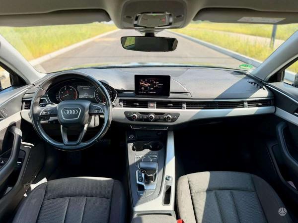 Black Audi A4 2018 in Vilnius, with an engine capacity of 1.97 L and mileage of 208 thousand km for 14500 €, photo 9 on AUTOMOTO.COM.LV
