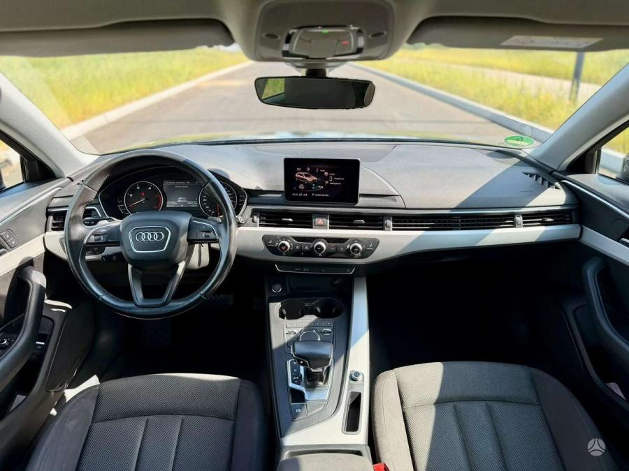 Black Audi A4 2018 in Vilnius, with an engine capacity of 1.97 L and mileage of 208 thousand km for 14500 €, photo 10 on AUTOMOTO.COM.LV