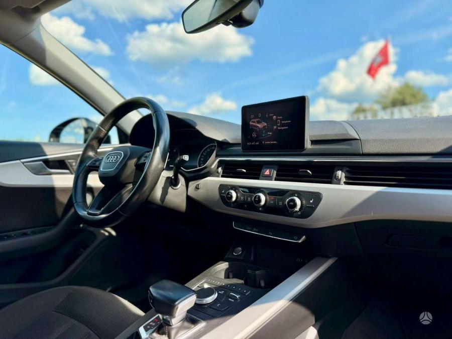 Black Audi A4 2018 in Vilnius, with an engine capacity of 1.97 L and mileage of 208 thousand km for 14500 €, photo 15 on AUTOMOTO.COM.LV