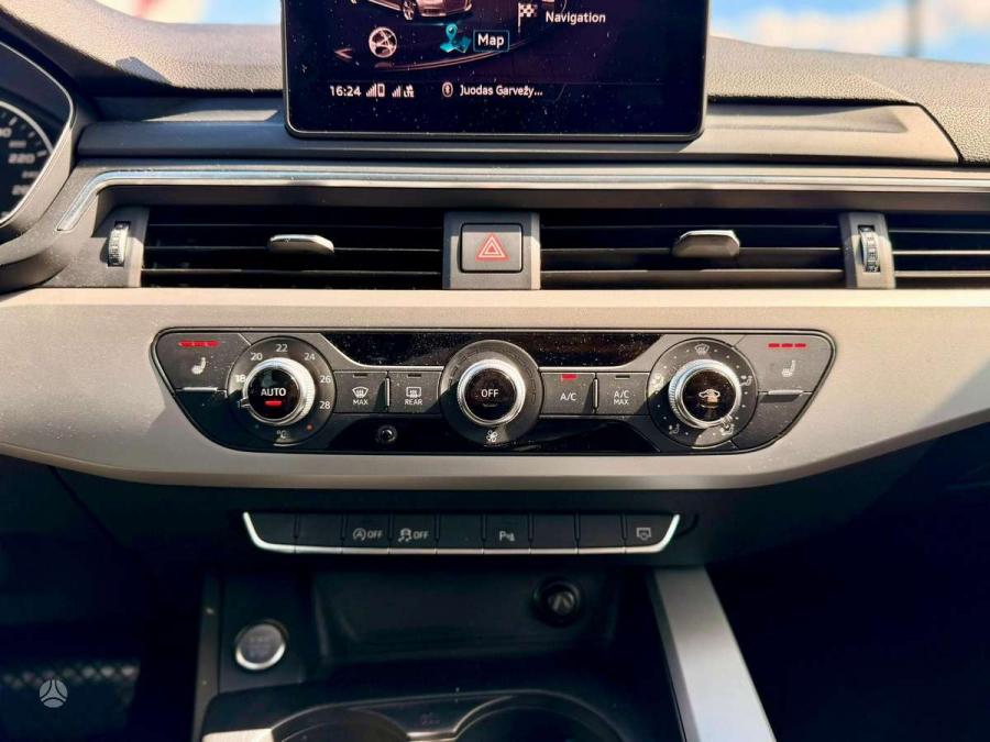 Black Audi A4 2018 in Vilnius, with an engine capacity of 1.97 L and mileage of 208 thousand km for 14500 €, photo 17 on AUTOMOTO.COM.LV