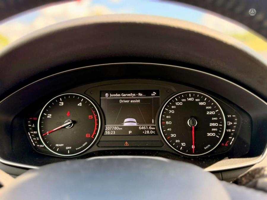Black Audi A4 2018 in Vilnius, with an engine capacity of 1.97 L and mileage of 208 thousand km for 14500 €, photo 18 on AUTOMOTO.COM.LV