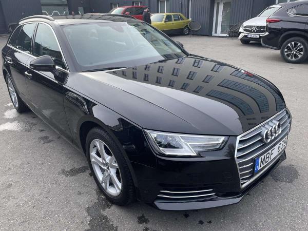 Black Audi A4 2018 in Vilnius, with an engine capacity of 1.40 L and mileage of 114 thousand km for 10900 €, photo 1 on AUTOMOTO.COM.LV