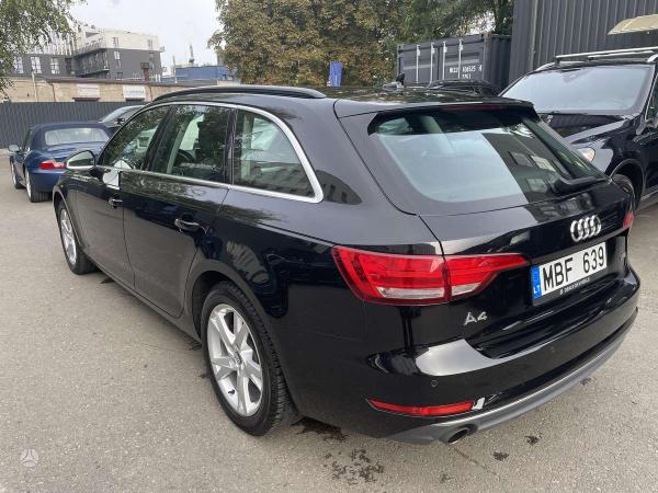 Black Audi A4 2018 in Vilnius, with an engine capacity of 1.40 L and mileage of 114 thousand km for 10900 €, photo 6 on AUTOMOTO.COM.LV