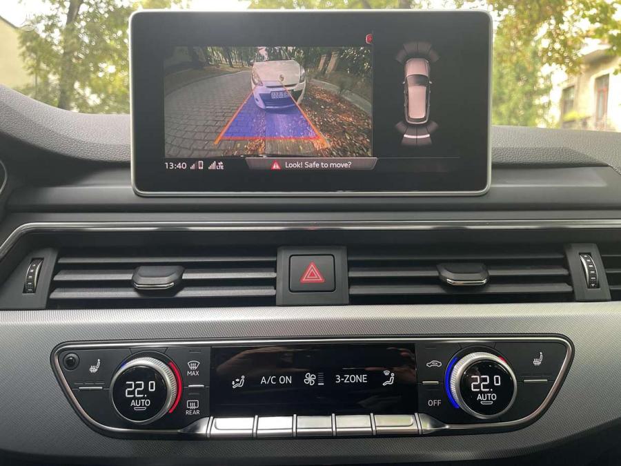 Black Audi A4 2018 in Vilnius, with an engine capacity of 1.40 L and mileage of 114 thousand km for 10900 €, photo 16 on AUTOMOTO.COM.LV
