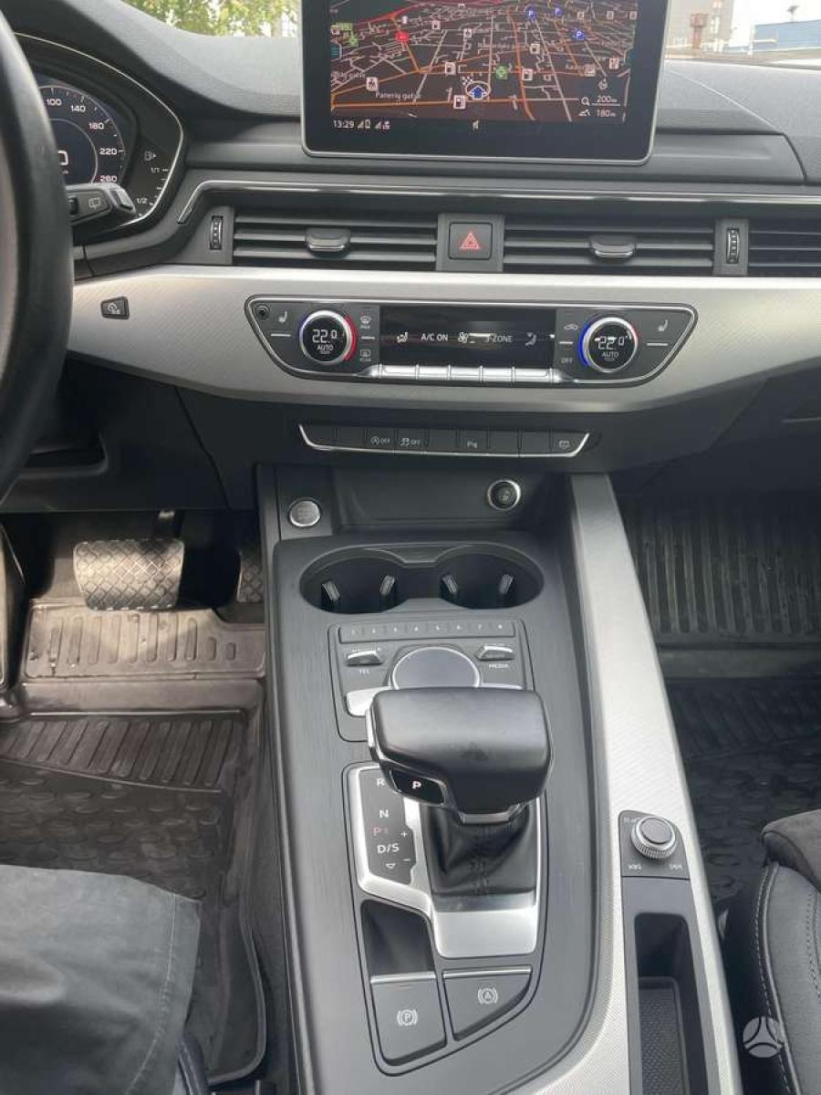 Black Audi A4 2018 in Vilnius, with an engine capacity of 1.40 L and mileage of 114 thousand km for 10900 €, photo 17 on AUTOMOTO.COM.LV