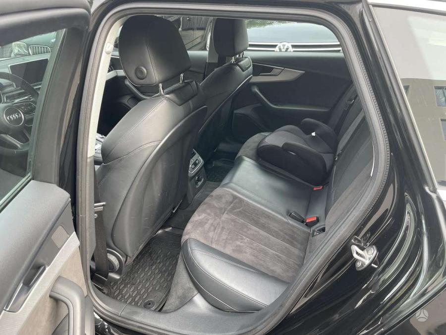 Black Audi A4 2018 in Vilnius, with an engine capacity of 1.40 L and mileage of 114 thousand km for 10900 €, photo 18 on AUTOMOTO.COM.LV