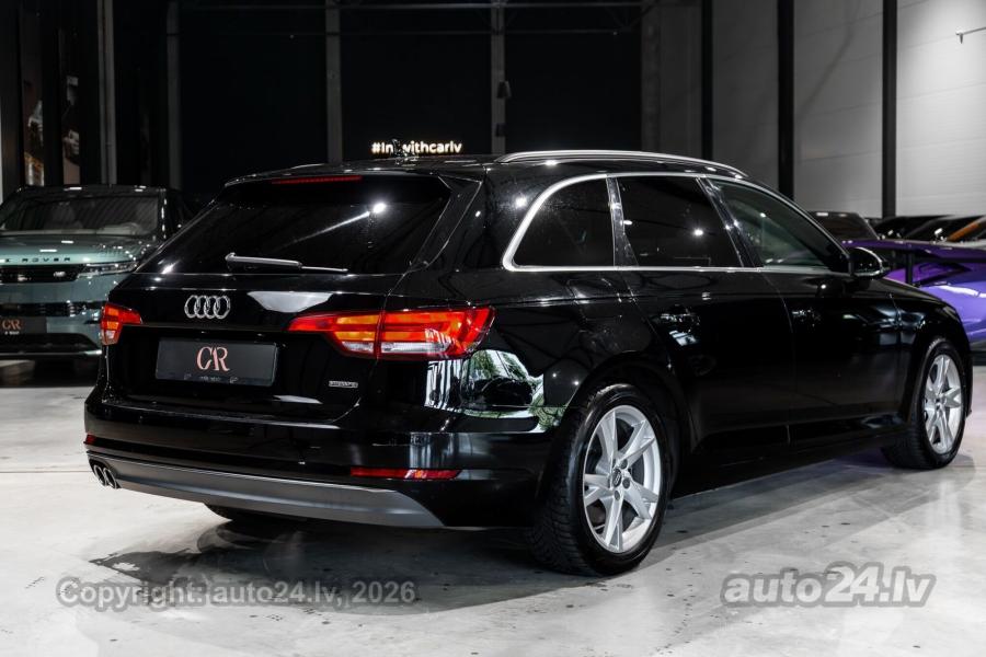 Black Audi A4 2018 in Riga, with an engine capacity of 2.00 L and mileage of 253 thousand km for 16850 €, photo 5 on AUTOMOTO.COM.LV