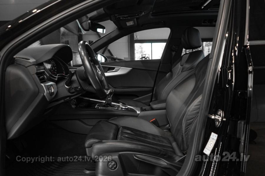 Black Audi A4 2018 in Riga, with an engine capacity of 2.00 L and mileage of 253 thousand km for 16850 €, photo 9 on AUTOMOTO.COM.LV