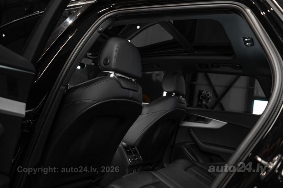 Black Audi A4 2018 in Riga, with an engine capacity of 2.00 L and mileage of 253 thousand km for 16850 €, photo 13 on AUTOMOTO.COM.LV