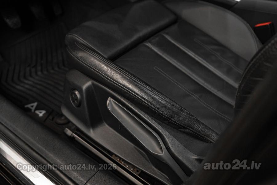 Black Audi A4 2018 in Riga, with an engine capacity of 2.00 L and mileage of 253 thousand km for 16850 €, photo 17 on AUTOMOTO.COM.LV