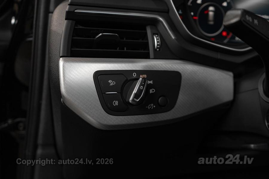 Black Audi A4 2018 in Riga, with an engine capacity of 2.00 L and mileage of 253 thousand km for 16850 €, photo 18 on AUTOMOTO.COM.LV