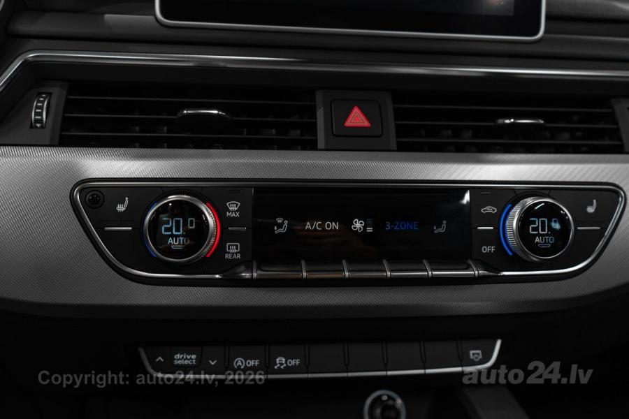 Black Audi A4 2018 in Riga, with an engine capacity of 2.00 L and mileage of 253 thousand km for 16850 €, photo 25 on AUTOMOTO.COM.LV