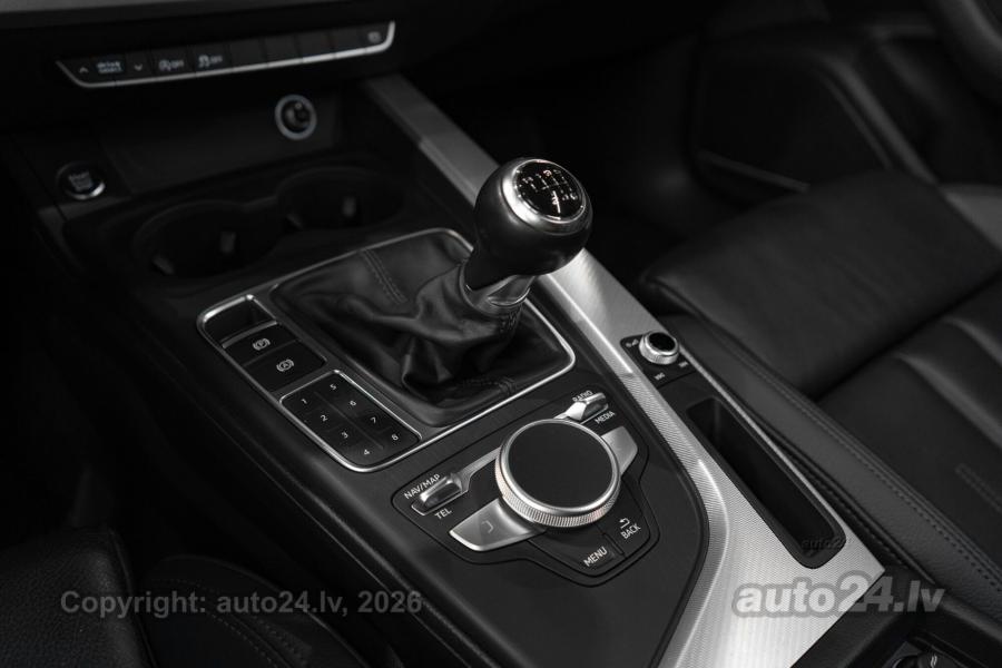 Black Audi A4 2018 in Riga, with an engine capacity of 2.00 L and mileage of 253 thousand km for 16850 €, photo 28 on AUTOMOTO.COM.LV