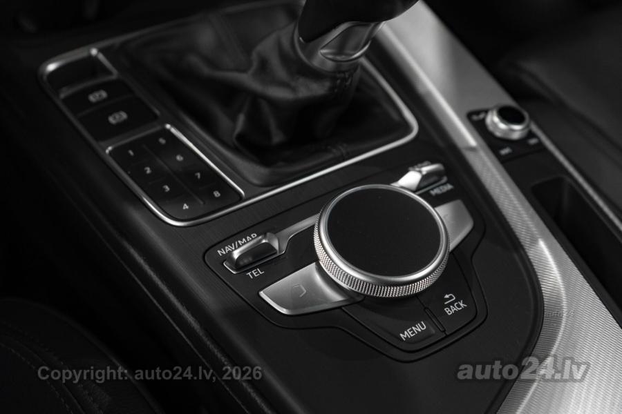 Black Audi A4 2018 in Riga, with an engine capacity of 2.00 L and mileage of 253 thousand km for 16850 €, photo 29 on AUTOMOTO.COM.LV