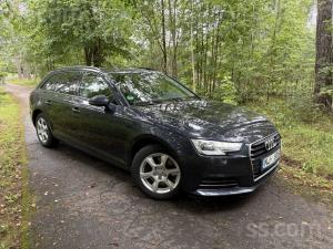 Black Audi A4 2018 in Riga, with an engine capacity of 1.40 L and mileage of 108 thousand km for 15700 €, photo  on AUTOMOTO.COM.LV