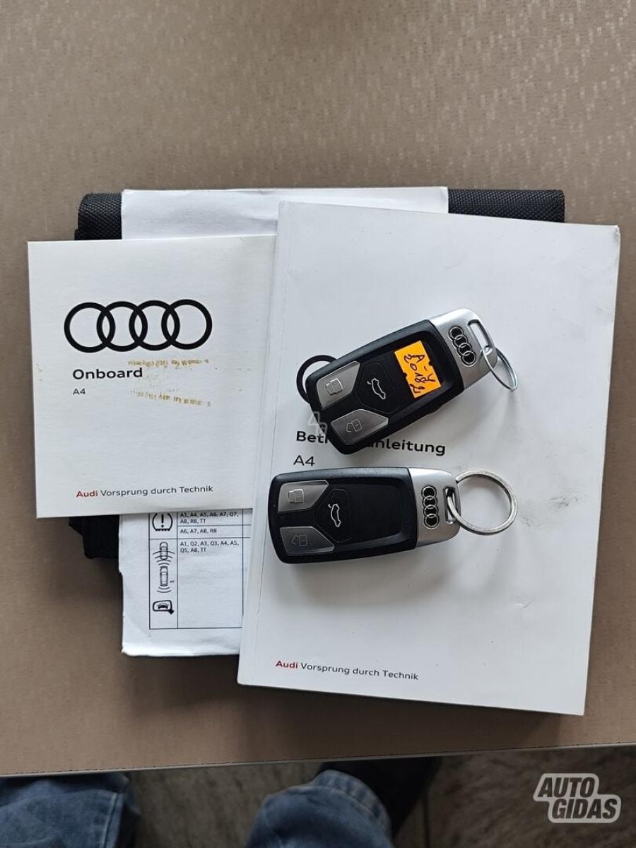 Black Audi A4 2018 in Ramuciai, with an engine capacity of 2.00 L and mileage of 140 thousand km for 13950 €, photo 20 on AUTOMOTO.COM.LV