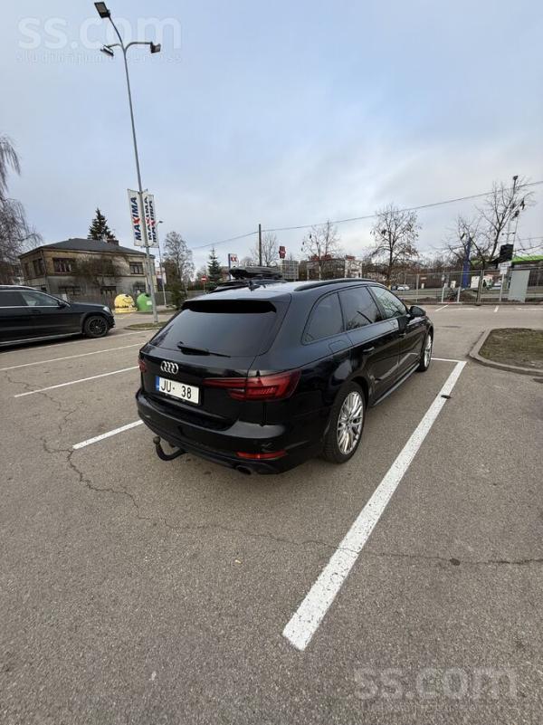 Melns Audi A4 2018 Rīga, ar dzinēja tilpumu 2.00 L un nobraukumu 204 tūkst. km par 15555 €, foto 4 vietnē AUTOMOTO.COM.LV