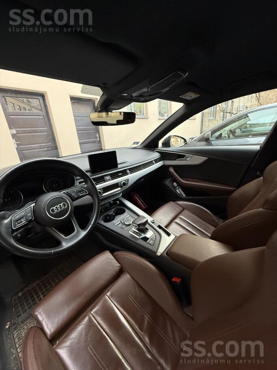 Black Audi A4 2018 in Riga, with an engine capacity of 2.00 L and mileage of 204 thousand km for 15555 €, photo 11 on AUTOMOTO.COM.LV