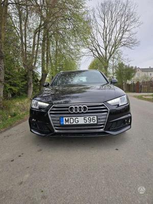 Black Audi A4 2018 in Marijampole, with an engine capacity of 1.98 L and mileage of 110 thousand km for 14399 €, photo 4 on AUTOMOTO.COM.LV