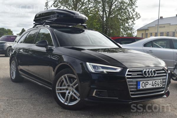 Melns Audi A4 2018 Kuldīga, ar dzinēja tilpumu 2.00 L un nobraukumu 0 tūkst. km par 15550 €, foto 4 vietnē AUTOMOTO.COM.LV