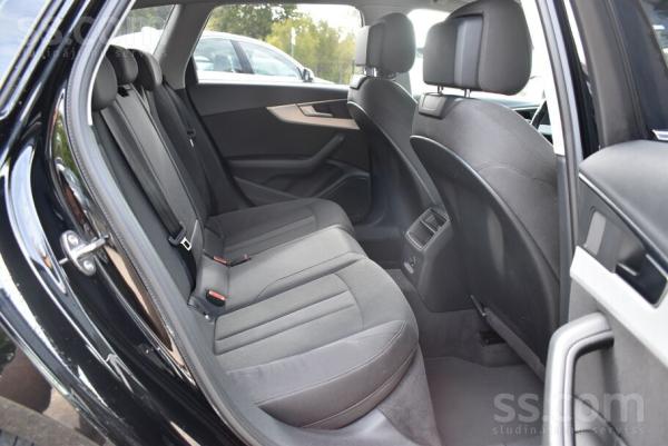Melns Audi A4 2018 Kuldīga, ar dzinēja tilpumu 2.00 L un nobraukumu 0 tūkst. km par 15550 €, foto 7 vietnē AUTOMOTO.COM.LV