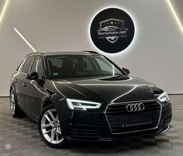Black Audi A4 2018 in Marijampole, with an engine capacity of 1.97 L and mileage of 287 thousand km for 12750 €, photo 1 on AUTOMOTO.COM.LV