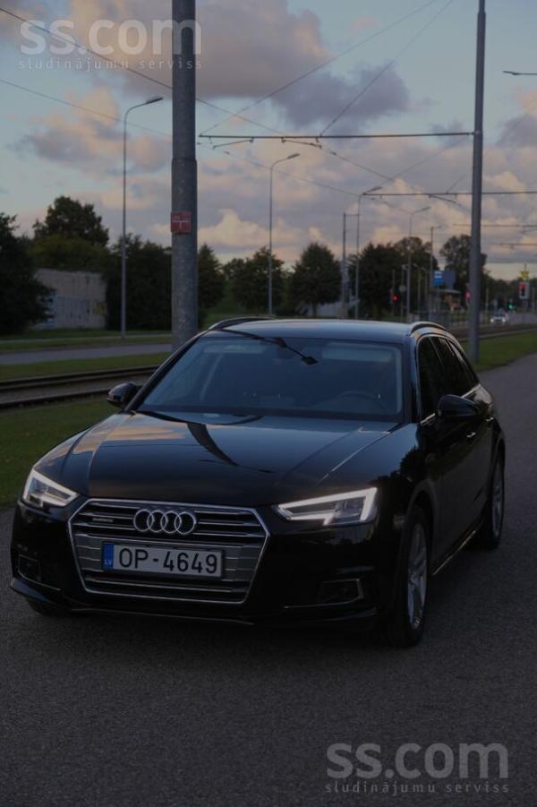 Audi A4 2018 Liepāja vietnē Melns Audi A4 2018 Liepāja, ar dzinēja tilpumu 2.00 L un nobraukumu 200 tūkst. km par 15400 €, foto 3 vietnē AUTOMOTO.COM.LV