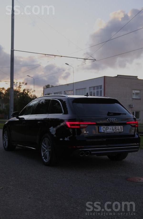 Melns Audi A4 2018 Liepāja, ar dzinēja tilpumu 2.00 L un nobraukumu 200 tūkst. km par 15400 €, foto 6 vietnē AUTOMOTO.COM.LV