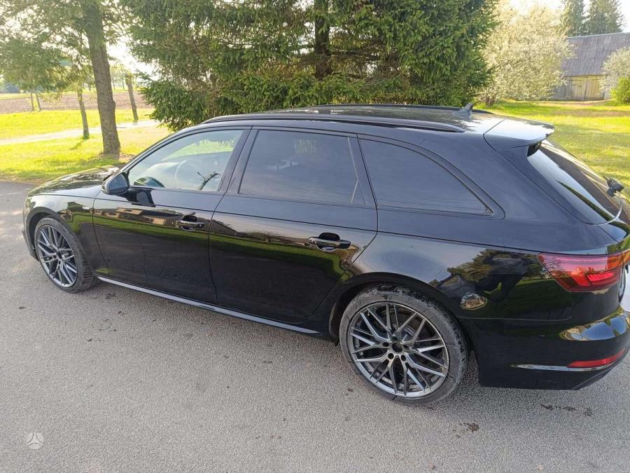 Black Audi A4 2018 in Rokiskis, with an engine capacity of 1.97 L and mileage of 245 thousand km for 12300 €, photo 5 on AUTOMOTO.COM.LV