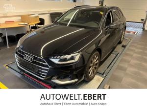 Melns Audi A4 2019 Kauņa, ar dzinēja tilpumu 2.00 L un nobraukumu 63 tūkst. km par 26201 €, foto  vietnē AUTOMOTO.COM.LV