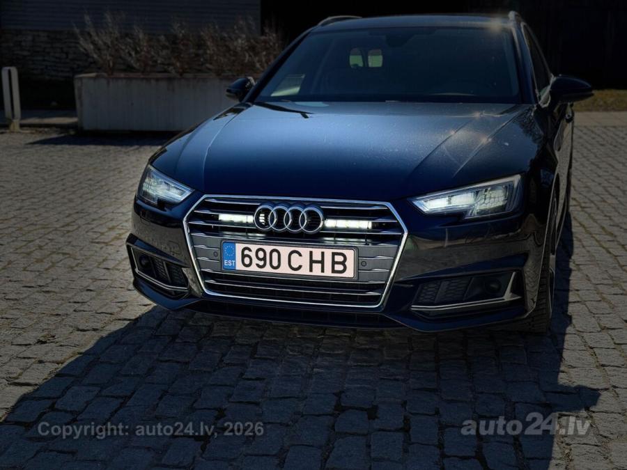 Black Audi A4 2019 in Tallinn, with an engine capacity of 2.00 L and mileage of 259 thousand km for 17200 €, photo 6 on AUTOMOTO.COM.LV