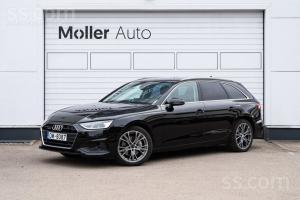 Black Audi A4 2019 in Riga, with an engine capacity of 2.00 L and mileage of 143 thousand km for 18950 €, photo  on AUTOMOTO.COM.LV
