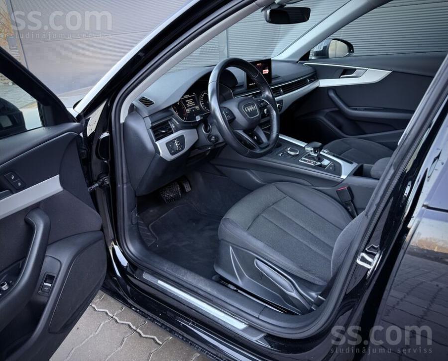 Melns Audi A4 2019 Rīga, ar dzinēja tilpumu 2.00 L un nobraukumu 226 tūkst. km par 14495 €, foto 7 vietnē AUTOMOTO.COM.LV