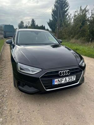 Melns Audi A4 2019 Viļņa, ar dzinēja tilpumu 2.00 L un nobraukumu 170 tūkst. km par 18499 €, foto  vietnē AUTOMOTO.COM.LV