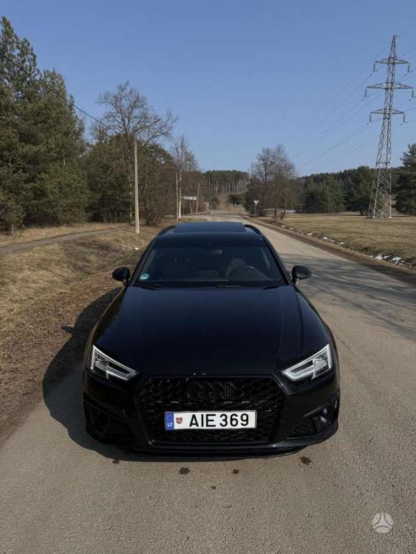 Black Audi A4 2019 in Kaunas, with an engine capacity of 1.97 L and mileage of 150 thousand km for 16950 €, photo 2 on AUTOMOTO.COM.LV