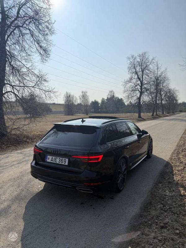 Black Audi A4 2019 in Kaunas, with an engine capacity of 1.97 L and mileage of 150 thousand km for 16950 €, photo 3 on AUTOMOTO.COM.LV