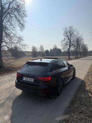 Black Audi A4 2019 in Kaunas, with an engine capacity of 1.97 L and mileage of 150 thousand km for 16950 €, photo 4 on AUTOMOTO.COM.LV